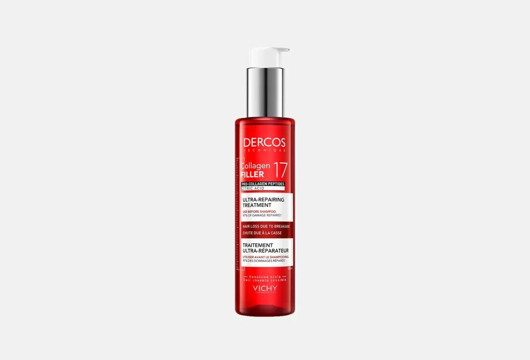 VICHY Dercos Collagen Filler Пре-шампунь для волос 150 мл