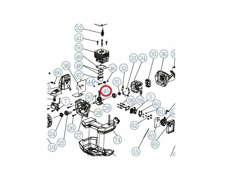 80700113-03 Подшипник поршн. пальца BX532, CB532P villartec