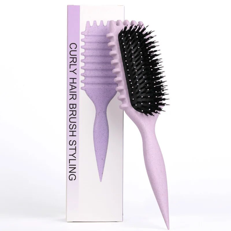 Акриловая расческа для кудрявых волос Bounce Curl Фиолетовый, Bounce Curl-purple