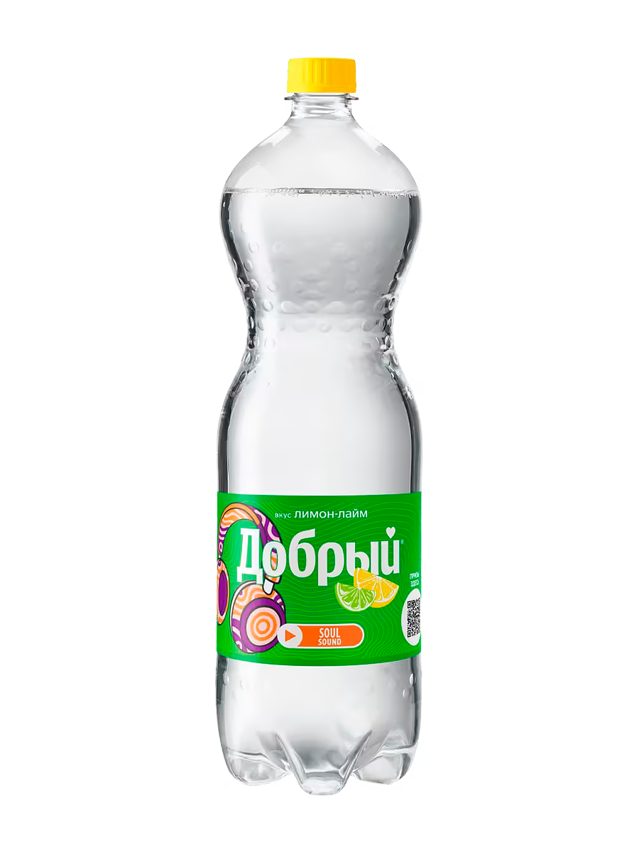 Напиток газированный Добрый Лимон-Лайм 1,5 л ПЭТ