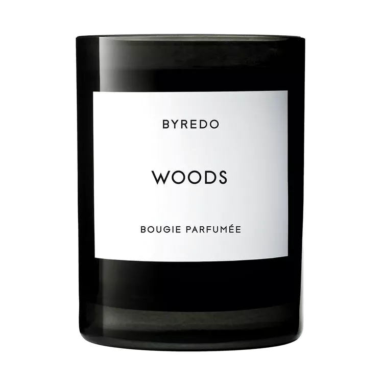 Свеча женская Byredo Woods 240 гр / Байредо Вудс парфюмированная для дома
