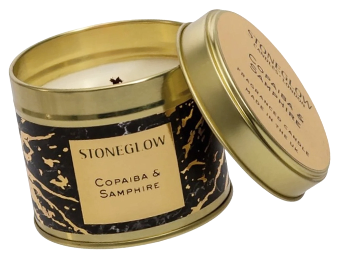 Свеча для помещений Stoneglow Copaiba and Samphire ароматическая 180 гр - Копайба и Самфире