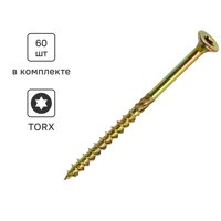 Шуруп конструкционный для деревянного домостроения 4.5x60 80 шт