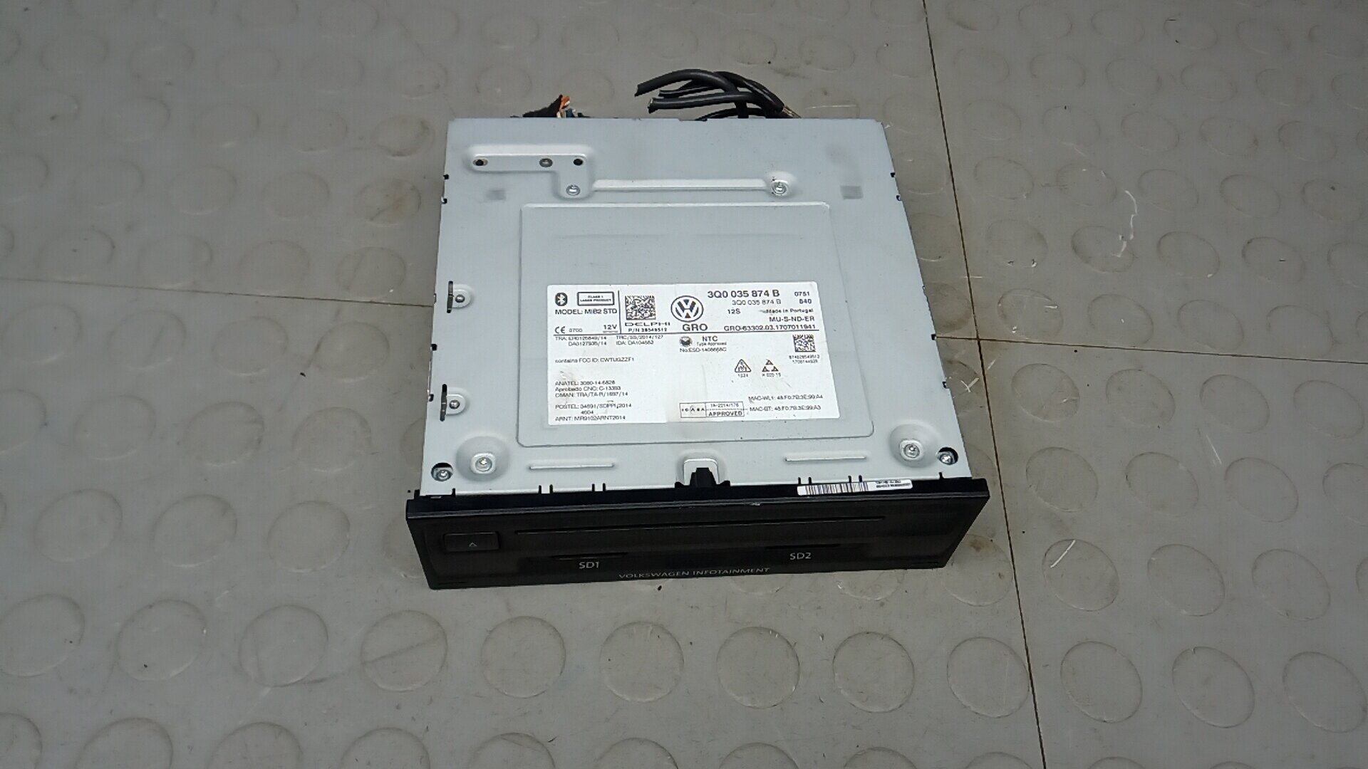 CD-чейнджер VOLKSWAGEN PASSAT B8