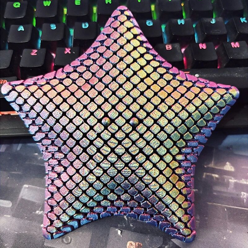 3D-печать морская звезда антистресс Multicolor