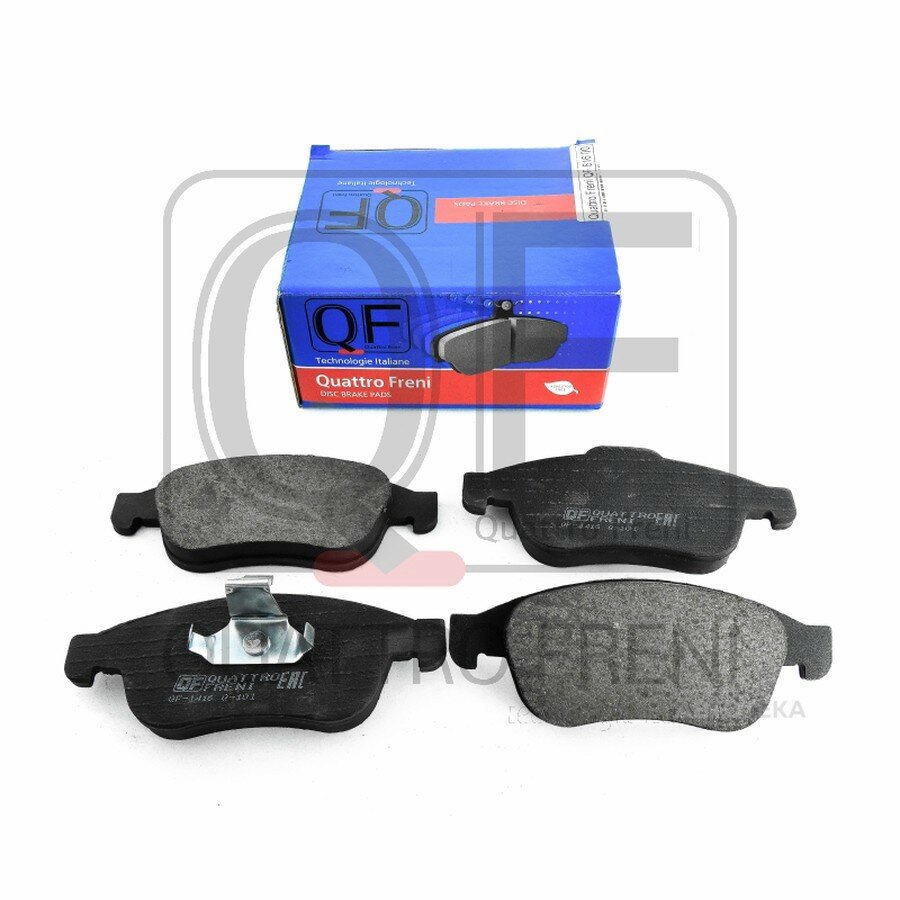 Колодки тормозные дисковые к-т QUATTRO FRENI QF81600