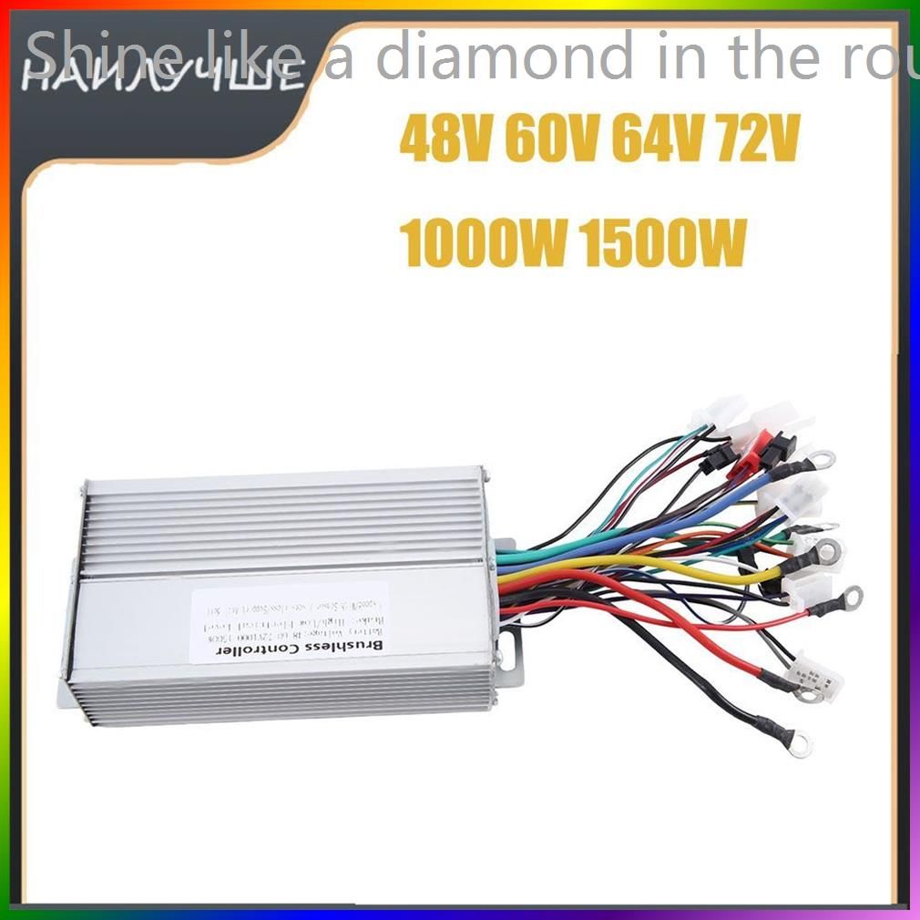 Контроллер для электровелосипеда 48V 60V 64V 72V 1000W 1500W 12 Tube Dual Mode E-Bike