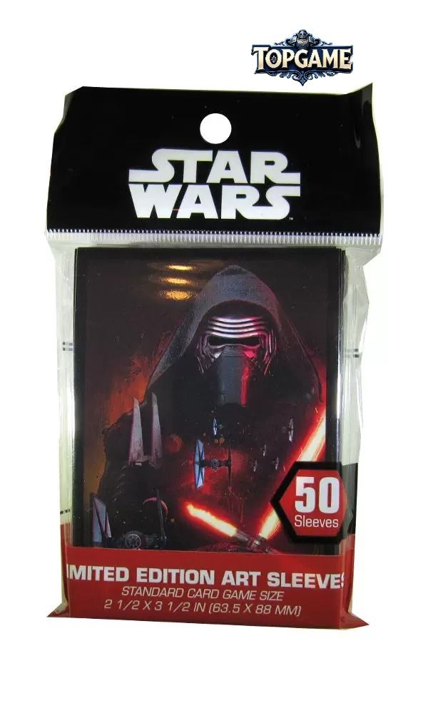 Защитные протекторы для карт Star Wars Limited Edition Kylo Ren, размер 63.5 88 мм, 50 штук