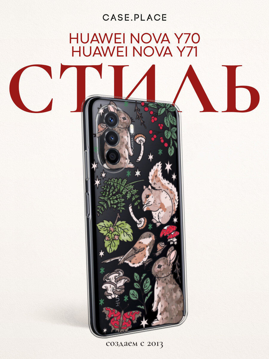 Чехол на Хуавей Нова Y70/Y71 осень