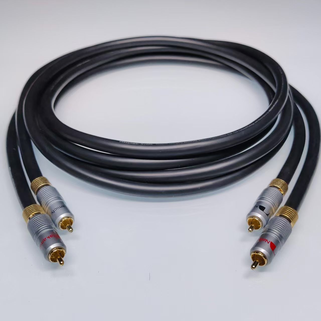 Monster Аудиокабель RCA/RCA, 1 м, черный матовый