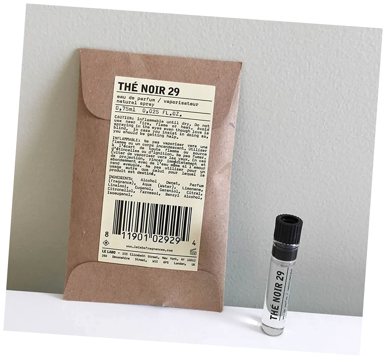 Духи Ле Лабо Зе Нуар 29 0.75 мл миниатюра для женщин и мужчин - Le Labo The Noir 29