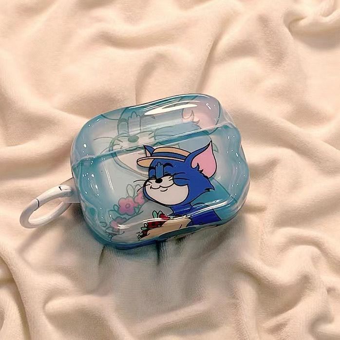 Защитный чехол для наушников Apple AirPods 4, AirPods Pro 2, 5-го поколения, с дизайном \"Мэри-кот\".