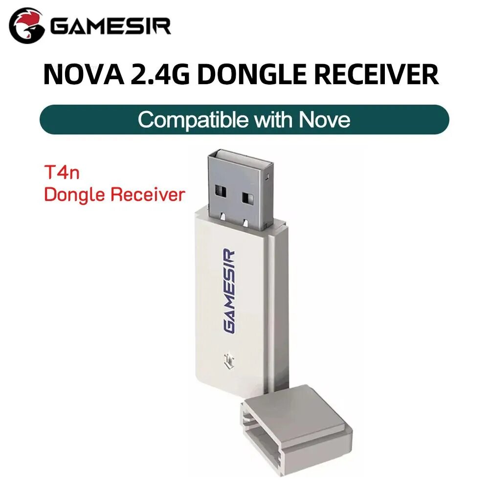 GameSir T4n Dongle Приемник контроллера 2.4G для подключения и воспроизведения адаптера nova T4n