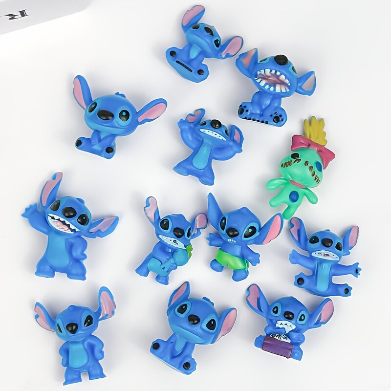 Набор игрушечных фигурок в стиле мультфильмов и аниме, 12 шт.