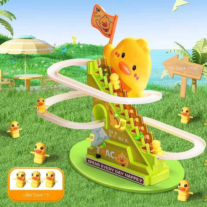 Интерактивная игрушка-утка с подсветкой и музыкой 3 ducks