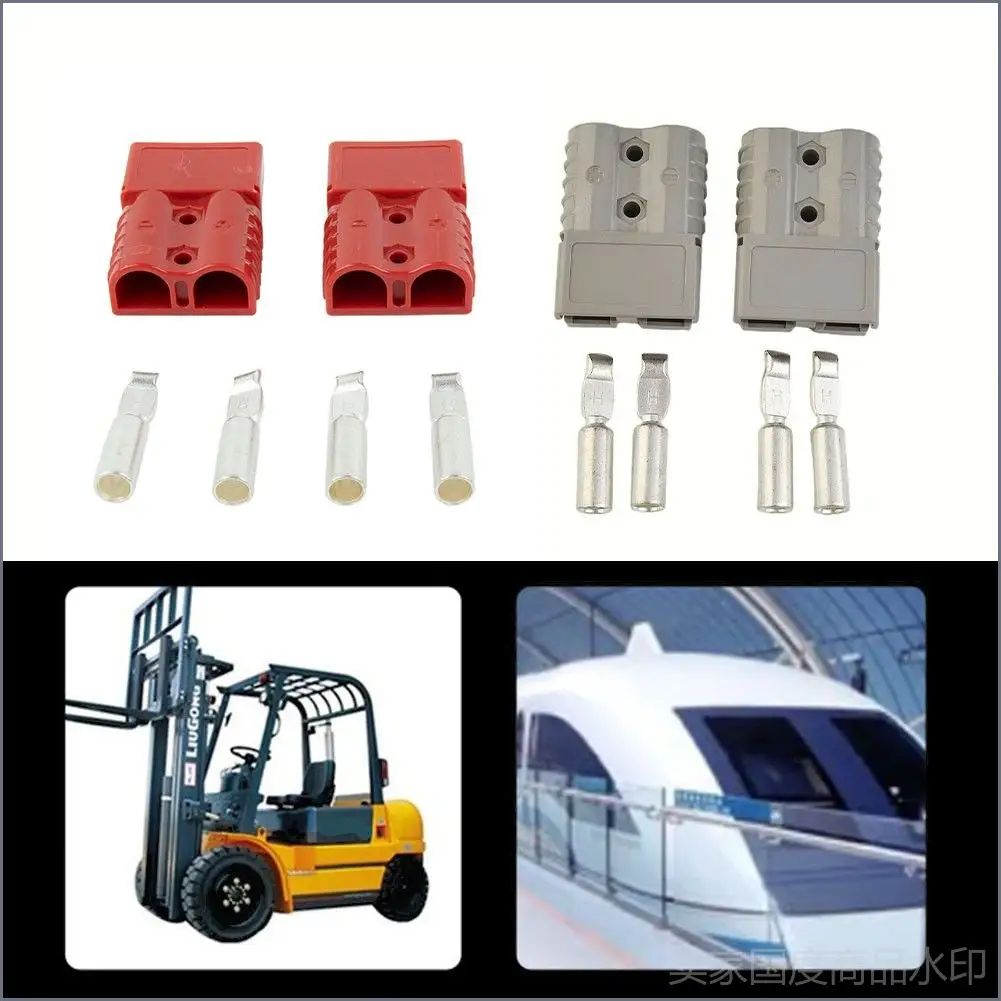 2 шт. 120 А 600 В для кабеля Anderson Plug Terminal Forklift Battery Caravan Cable Connectors Pins Lugs Adapter Electrical Supplies