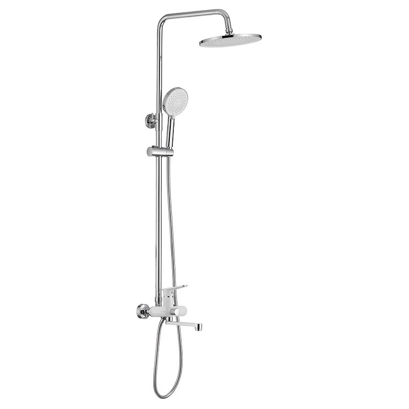 Душевая система Savol S-600608AW цвет Хром, Белый
