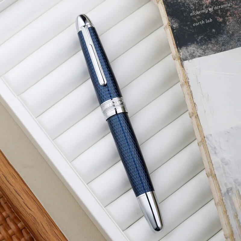 Перьевая ручка Majohn P136 Twilight Blue с гибким пером EF/F/M/1.1, мягкая, для офиса и школы, для письма, ES ER