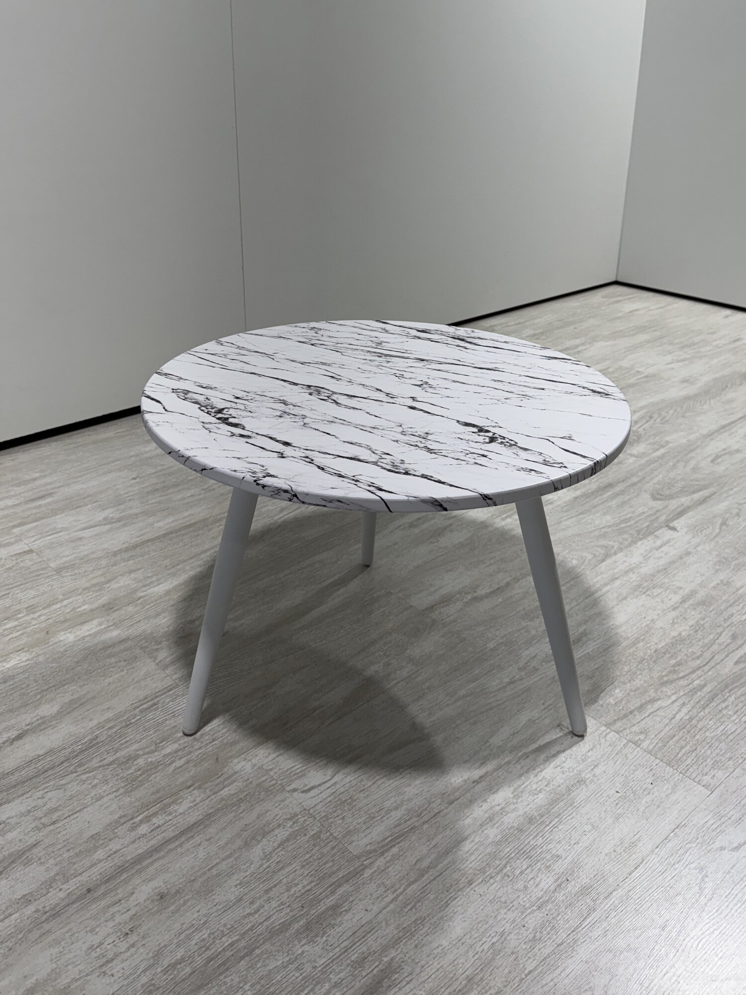 Стол журнальный круглый дизайнерский лофт THETABLE•RU 60х16 2.65/8.2-3