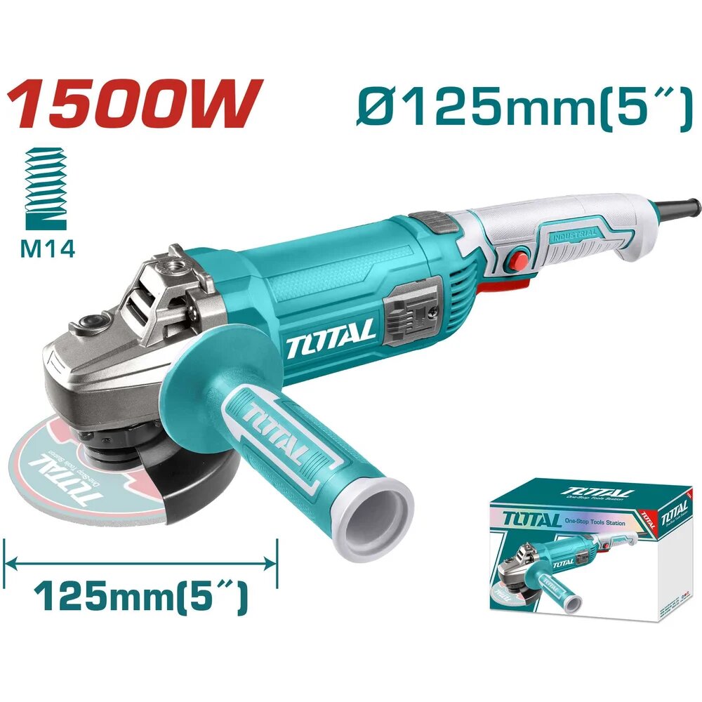 TOTAL Угловая шлифовальная машина TG11512536