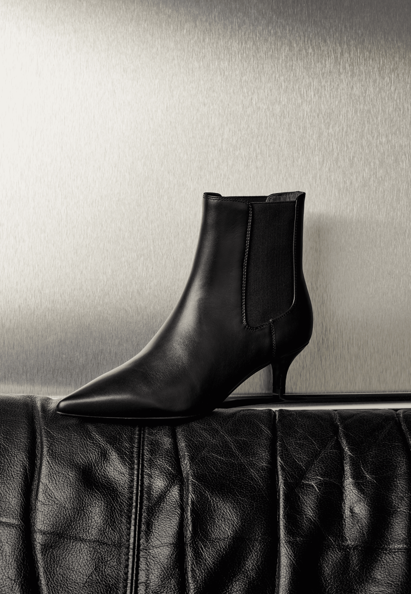 Ботильоны Leather