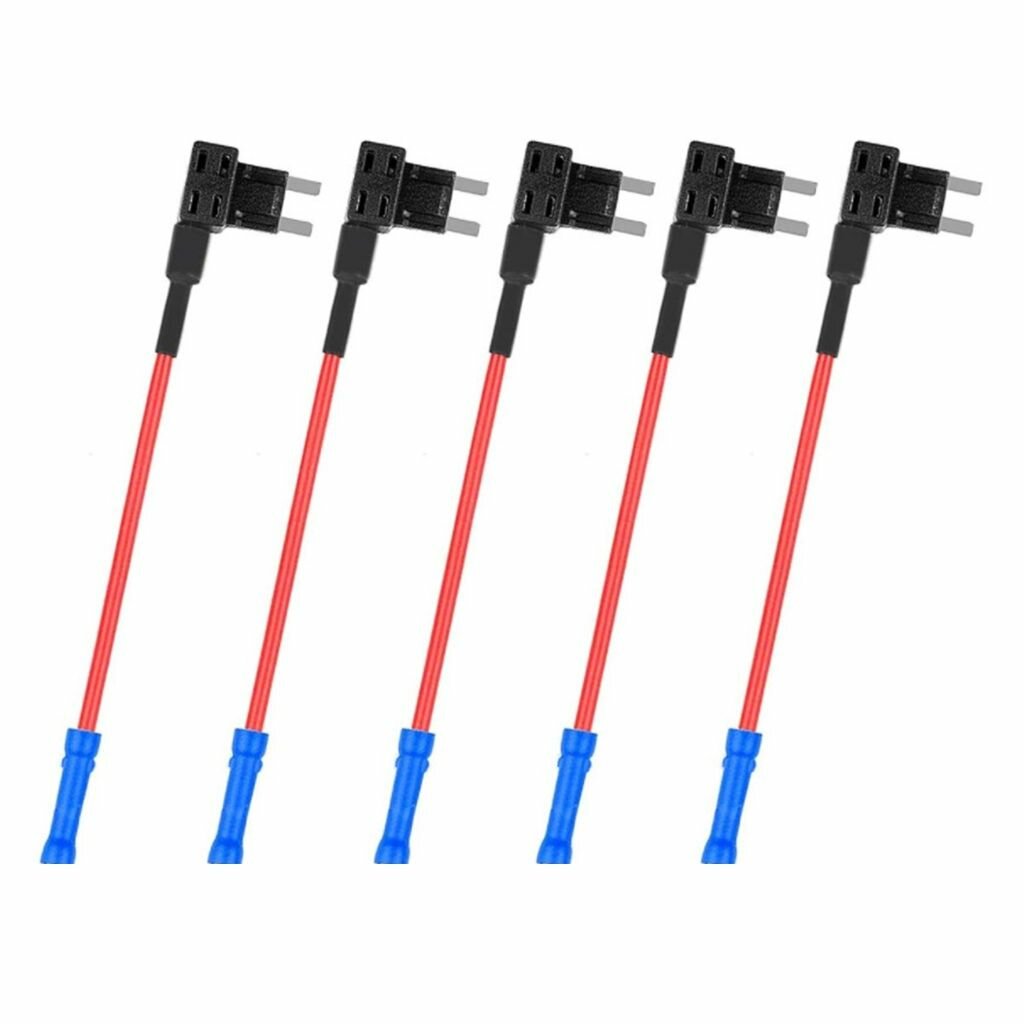 Компактные адаптеры для автомобильных предохранителей 5A 20A, позолоченные контакты для нескольких устройств, - 2