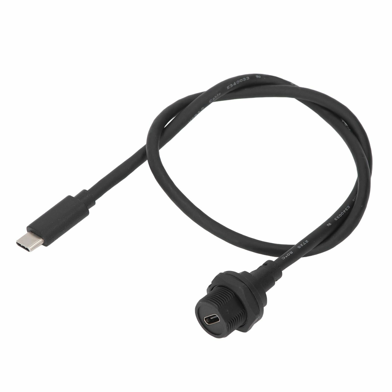 Водонепроницаемый удлинитель типа C с разъемом мама на USB 3.0 папа , длина кабеля 0,5 м, 30 В, 1,5 А