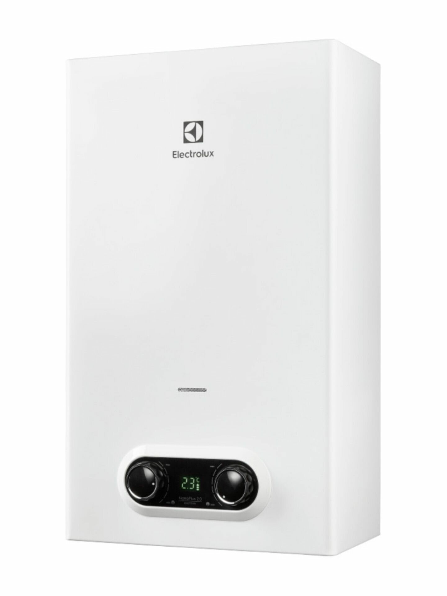 Водонагреватель проточный газовый Electrolux GWH 10 NanoPlus 2.0, / Колонка газовая, 20 кВт, 10 л/мин, Электронный розжиг, Белый