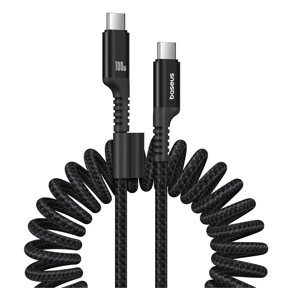 Кабель Baseus Fish-Eye Fast Charging Data Cable USB-C to USB-C 100W 1m - Cluster Black (P10320203111-00)