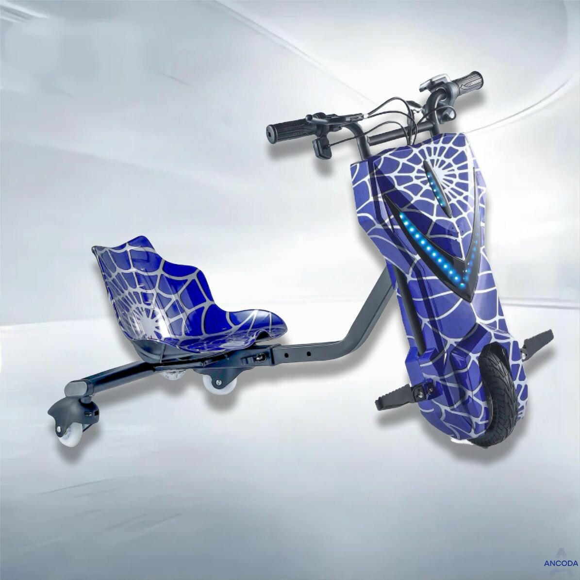 Детский электрический самокат-Дрифт карт (дрифт карт)Вращение на 360 градусов, электрический трехколесный велосипед