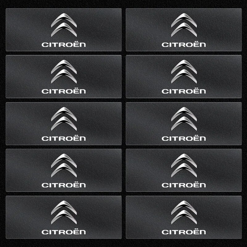 Наклейки на кнопку стеклоподъемника Citroen, 10шт