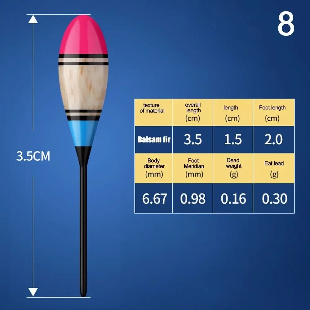 Поплавок для рыбалки, No.08, 3.5 см, 1.5 см, 2.0 см, 6.67 мм, 0.
