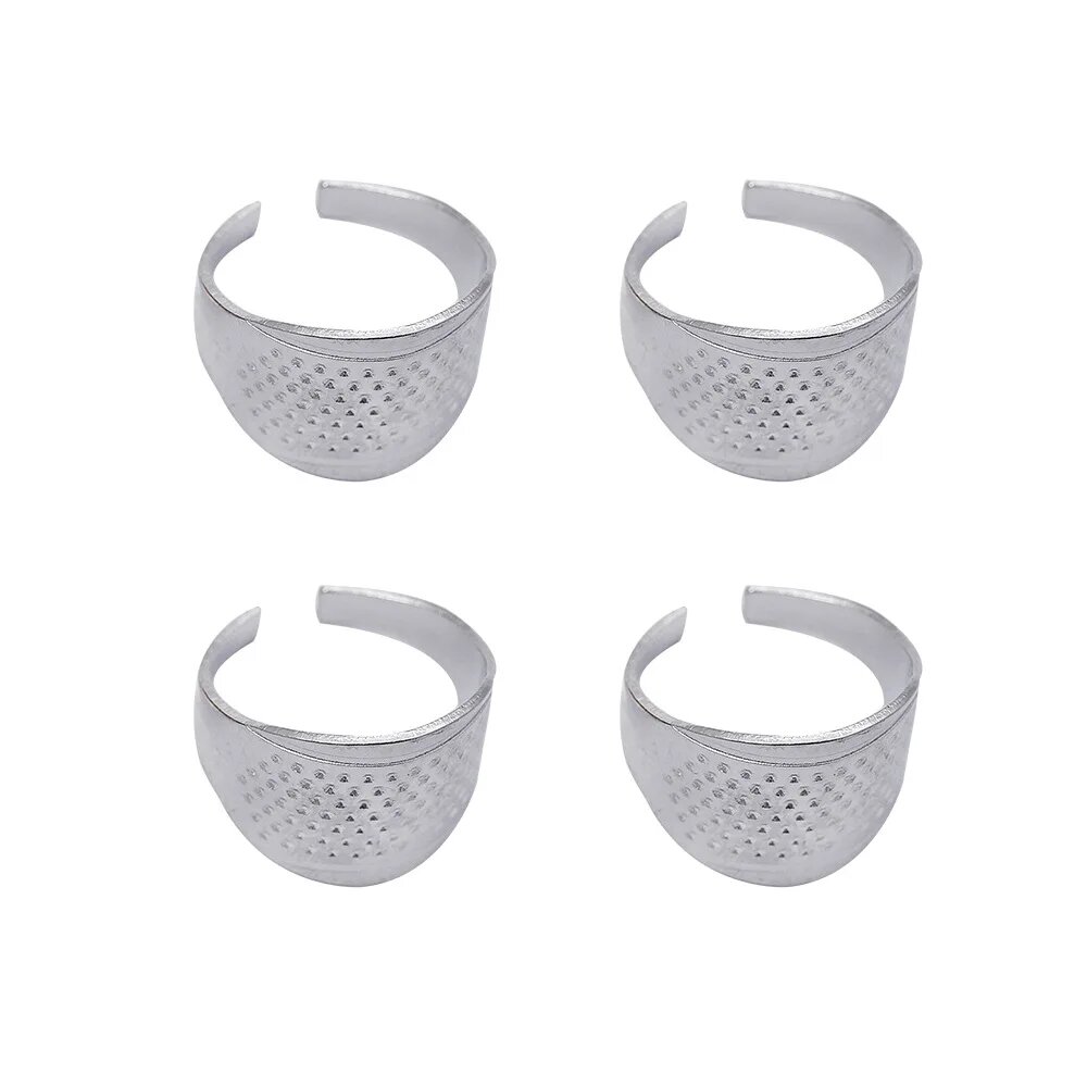 Комплект из 4 серебряных античных наперстков QERVFLO