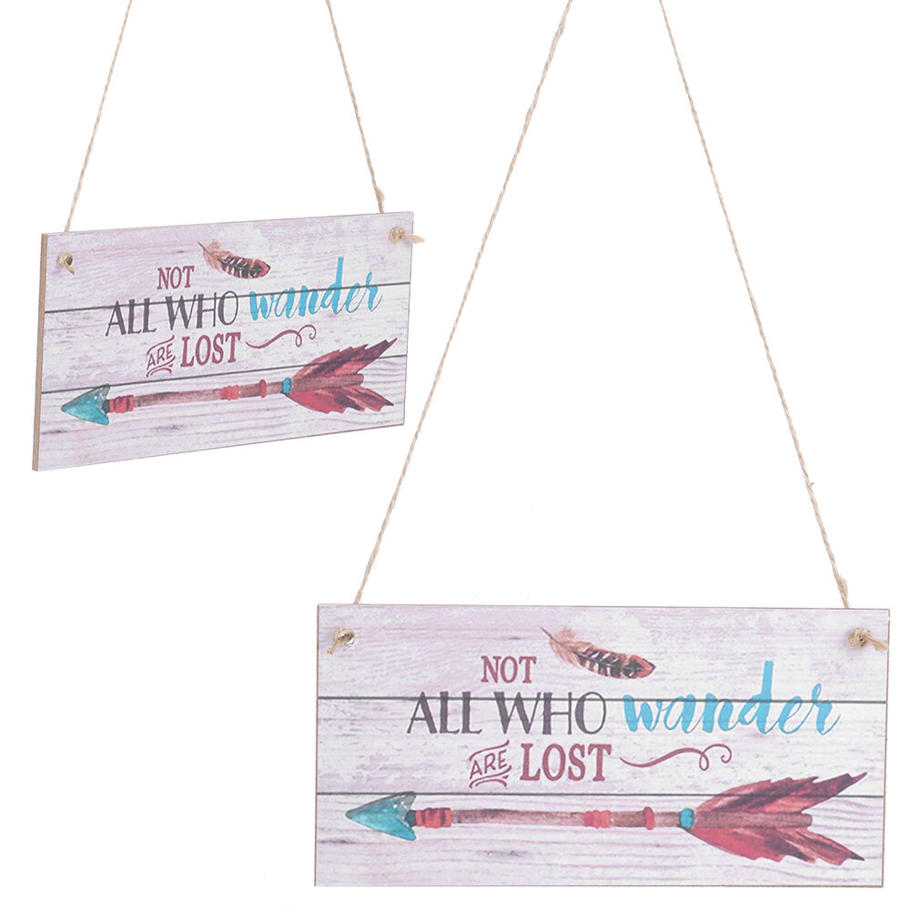 2 шт. деревянных подвесных табличек для декора дома, двери, окна и магазина, стильные подарки