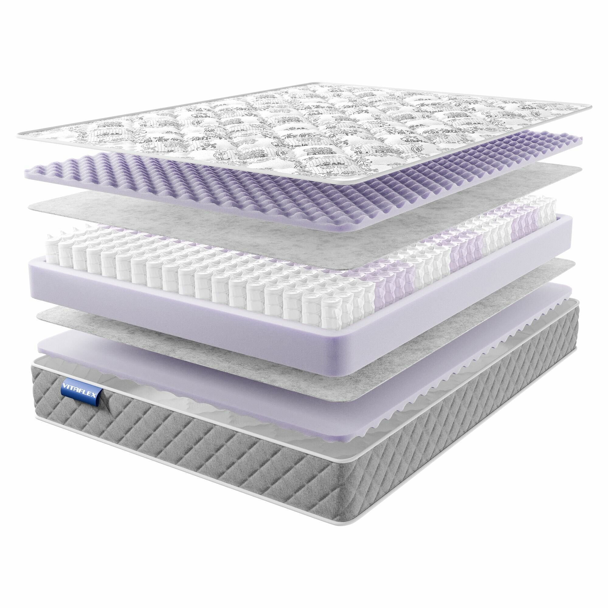 Матрас Vitaflex Vista Atlas 70х190 высота 20 см анатомический средней жесткости Независимые пружины