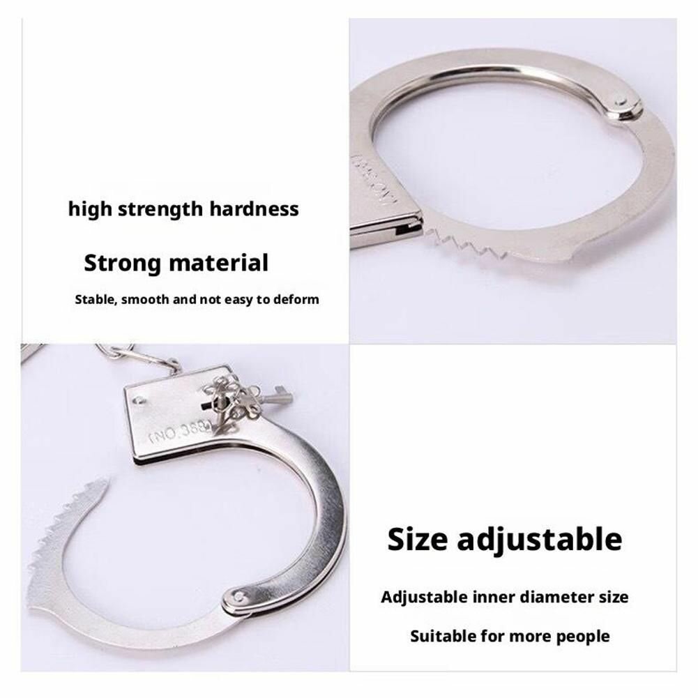 Наручники металлические полицейские настоящие с чехлом БДСМ