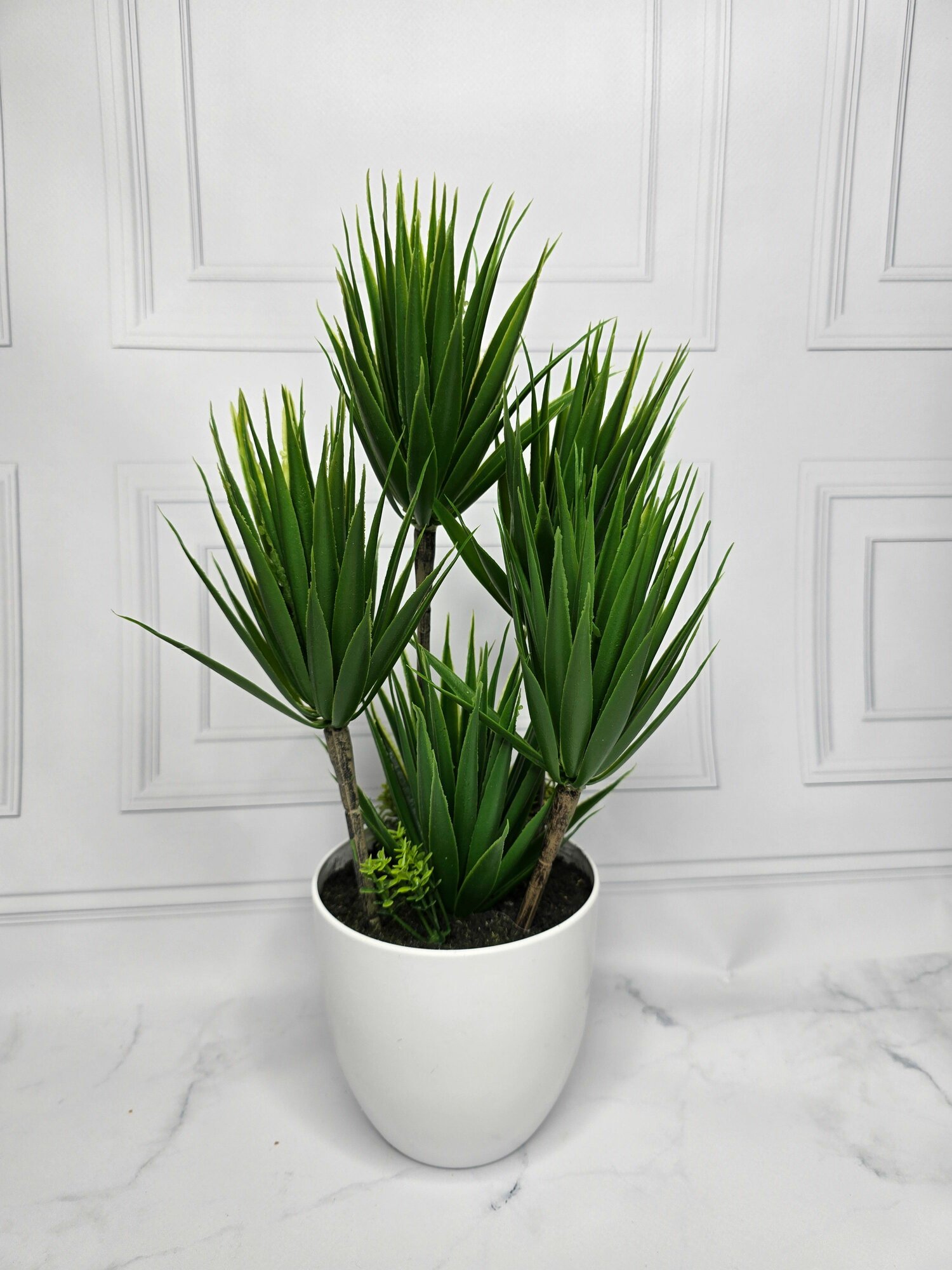 Искусственное растение Holodilova "Пальма", пластик, с горшком