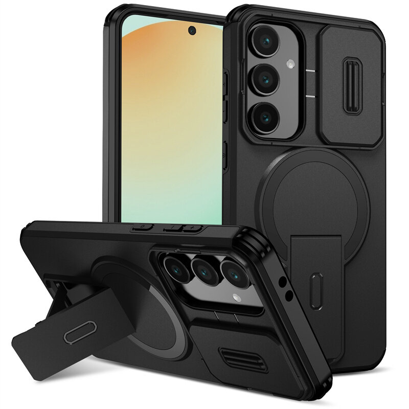 Чехол Для Samsung Galaxy S25 / Самсунг Галакси S25, soft touch, чехол-кардиомонитор, поликарбонат (PC), защита камеры, ударопрочный, встроенная подставка, усиленные углы, Samsung, Samsung Galaxy S25,