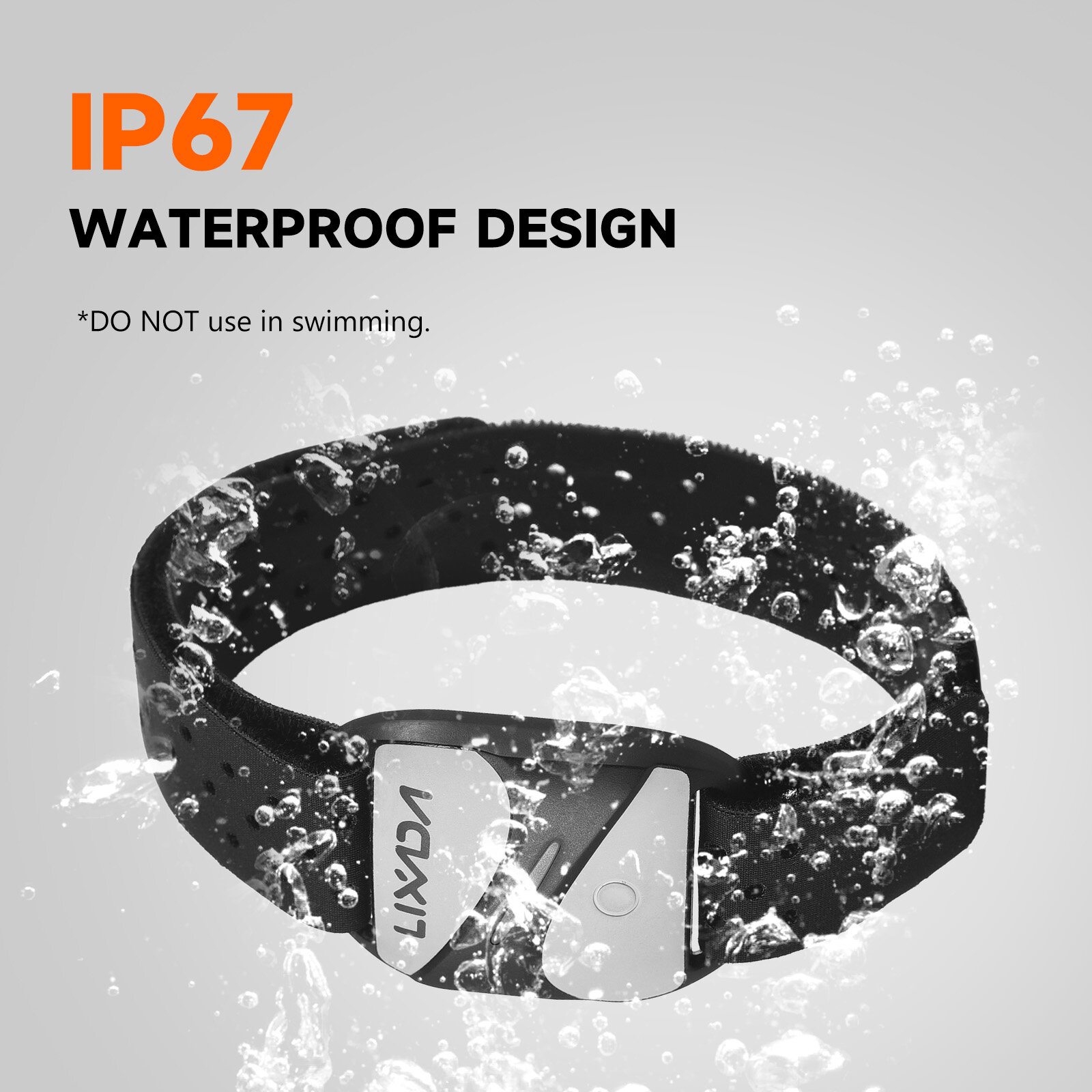 Пульсометр на руку для фитнеса, точный, с поддержкой BT и ANT+, с длительным временем работы и водонепроницаемой конструкцией