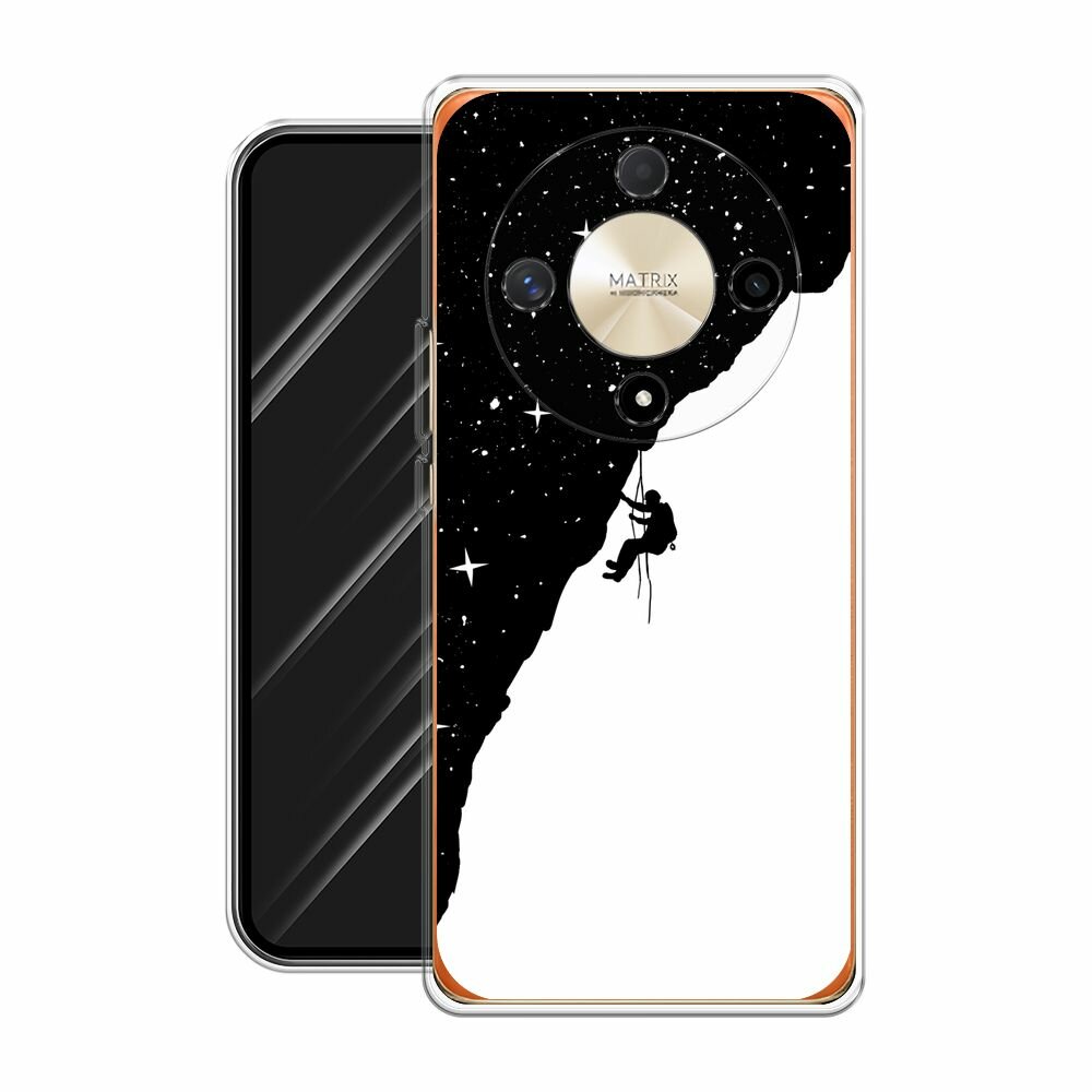 Чехол на Honor X9b / Хонор X9B с принтом "Космический альпинист" — фото 1