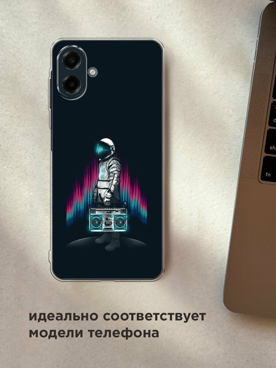 Чехол на Samsung Galaxy A07/A08 / Самсунг А07/А08 с принтом "Космическая вечеринка" — фото 1