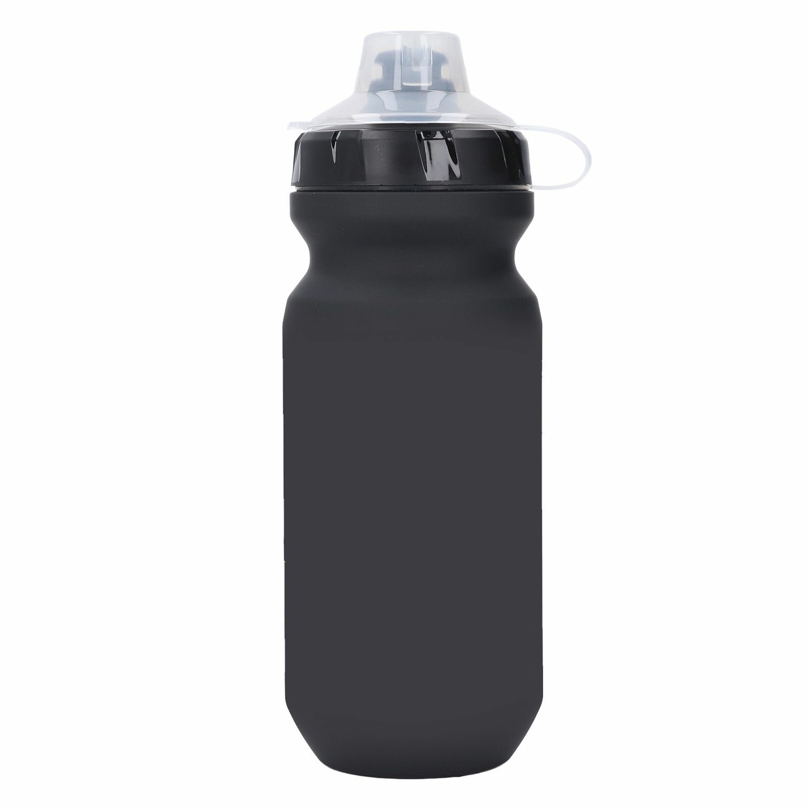 Бутылка для воды для велоспорта, полипропиленовая портативная бутылка для воды с пыленепроницаемой крышкой для активного отдыха, 610 мл, черная