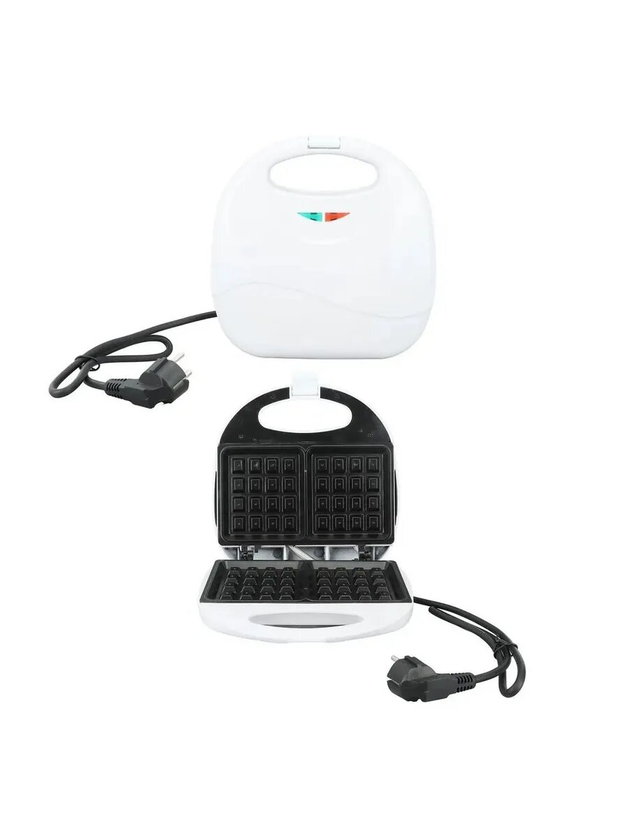 Компактная мини-вафельница для домашних десертов