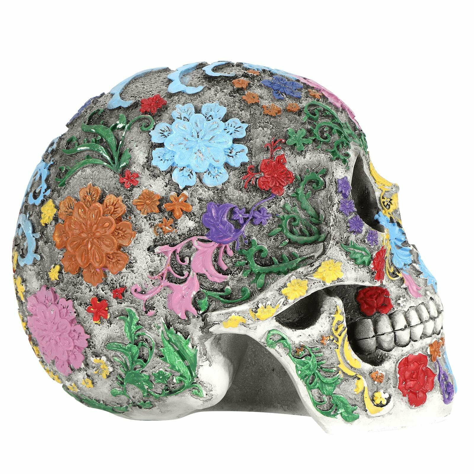 Модель черепа из смолы, ремесленные украшения для бара, резной череп, ручная работа для подарочной художественной коллекции