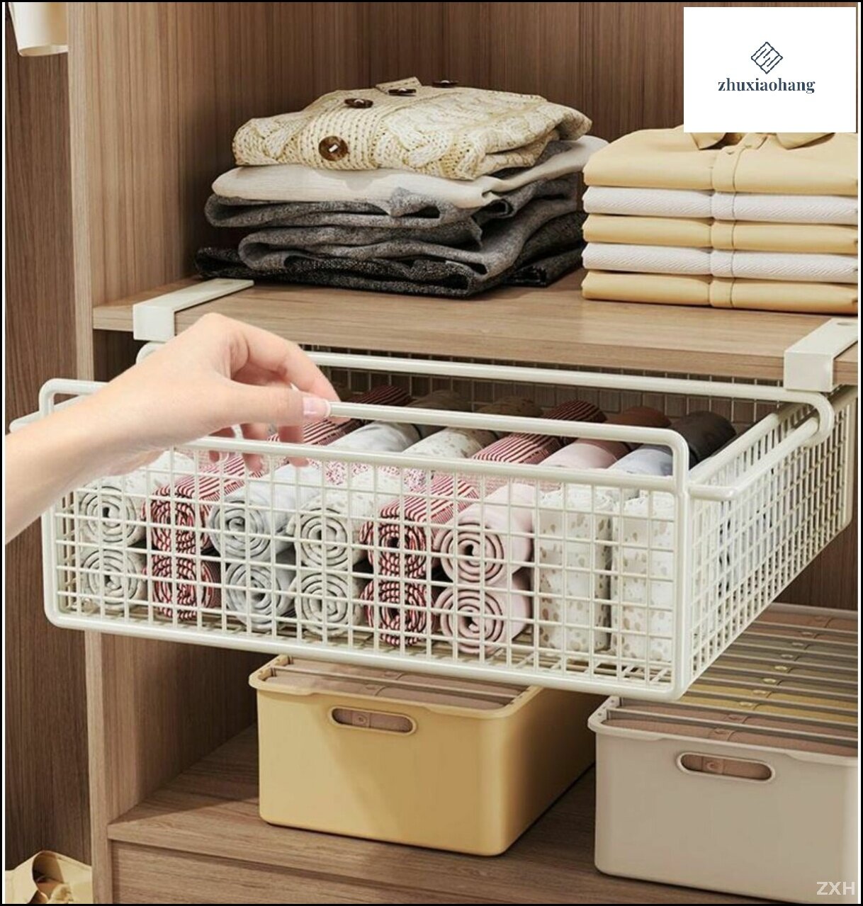 Эксклюзивный шкаф с выдвижным ящикомперегородкой для хранения многослойных артефактов, сборка без гвоздей