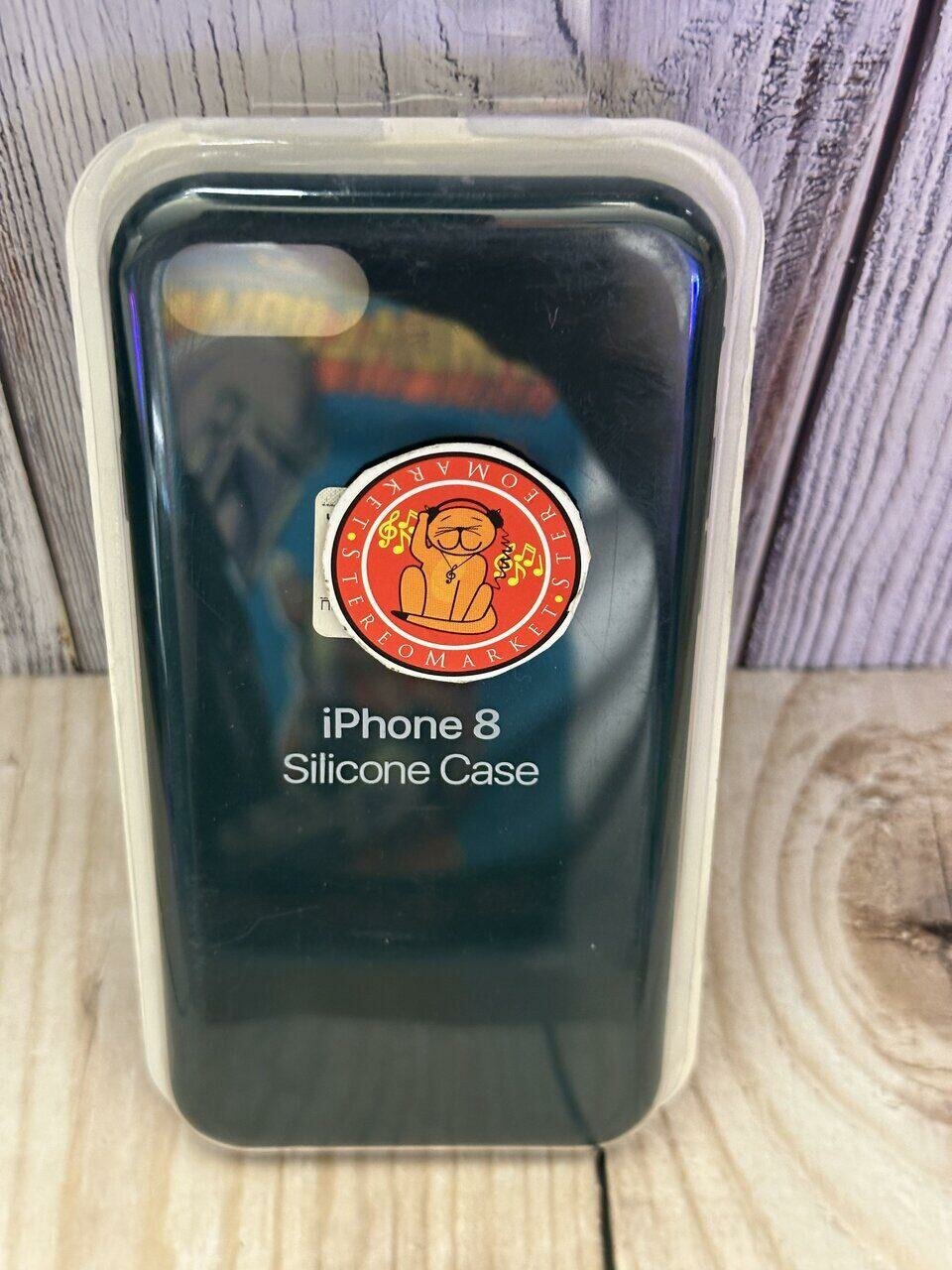 Чехол для Apple iPhone 7/8 Silicone Case без лого (полная защита)изумрудный