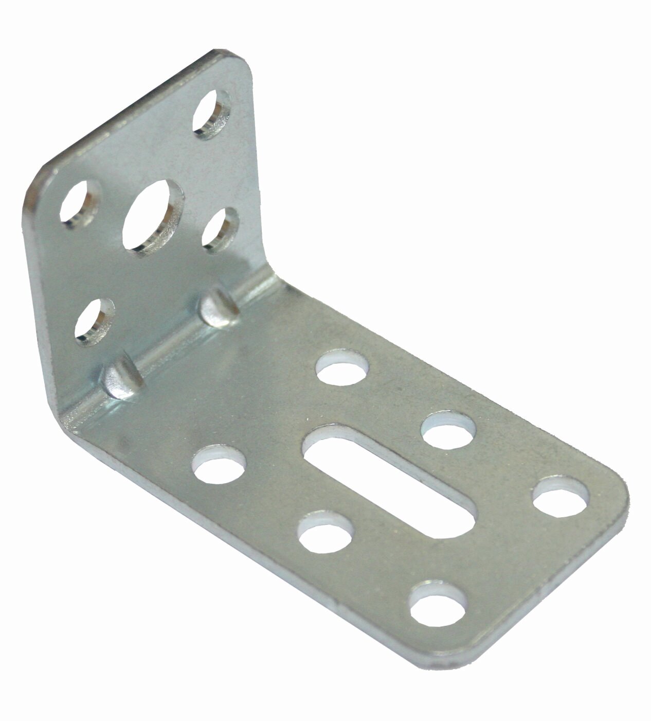 Уголок крепежный усиленный, регулируемый, 32х52х30 мм, 90 градусов, оцинкованный