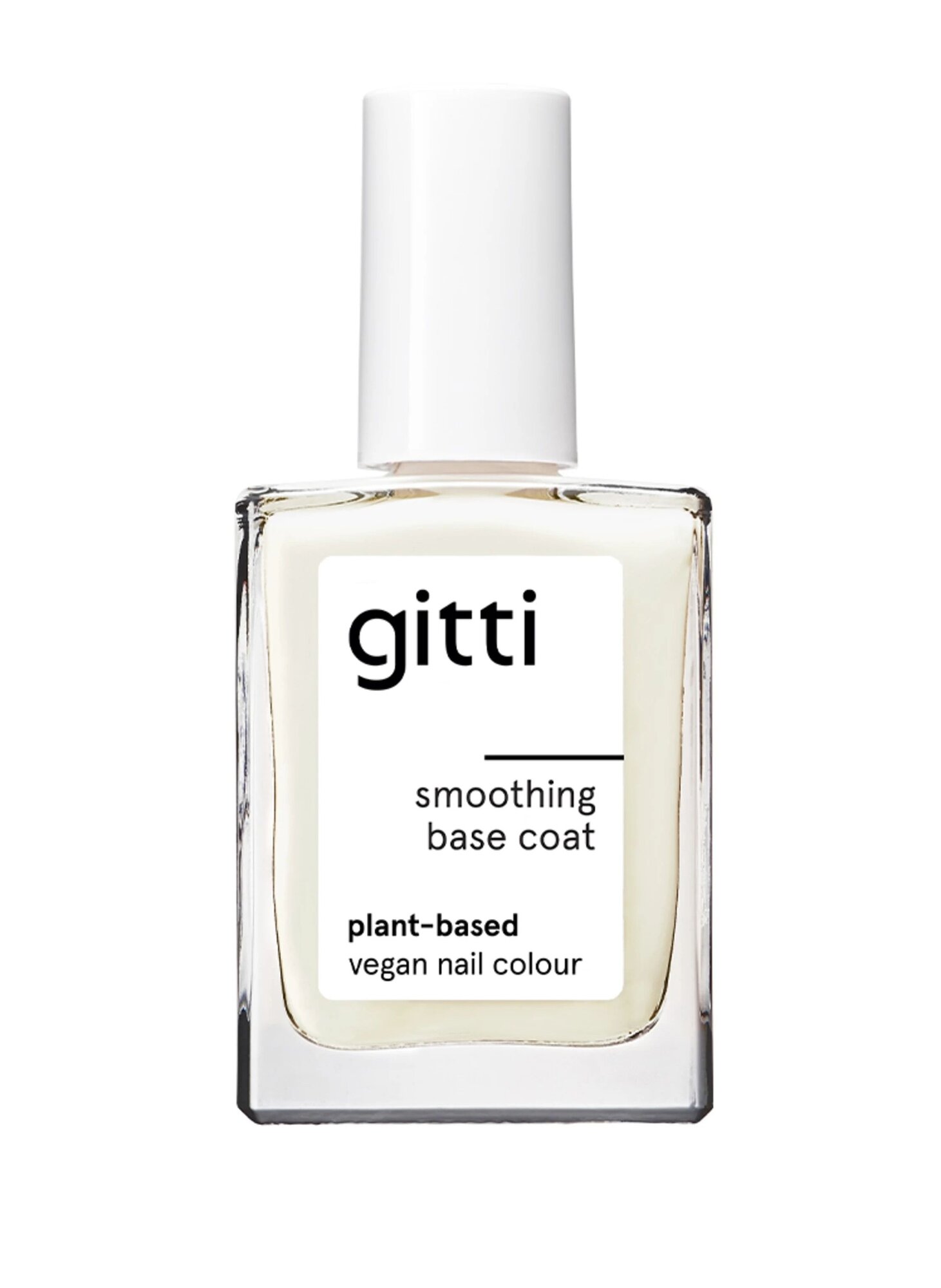 Gitti Выравнивающее базовое покрытие для ногтей SMOOTHING BASE COAT, 15 мл прозрачное