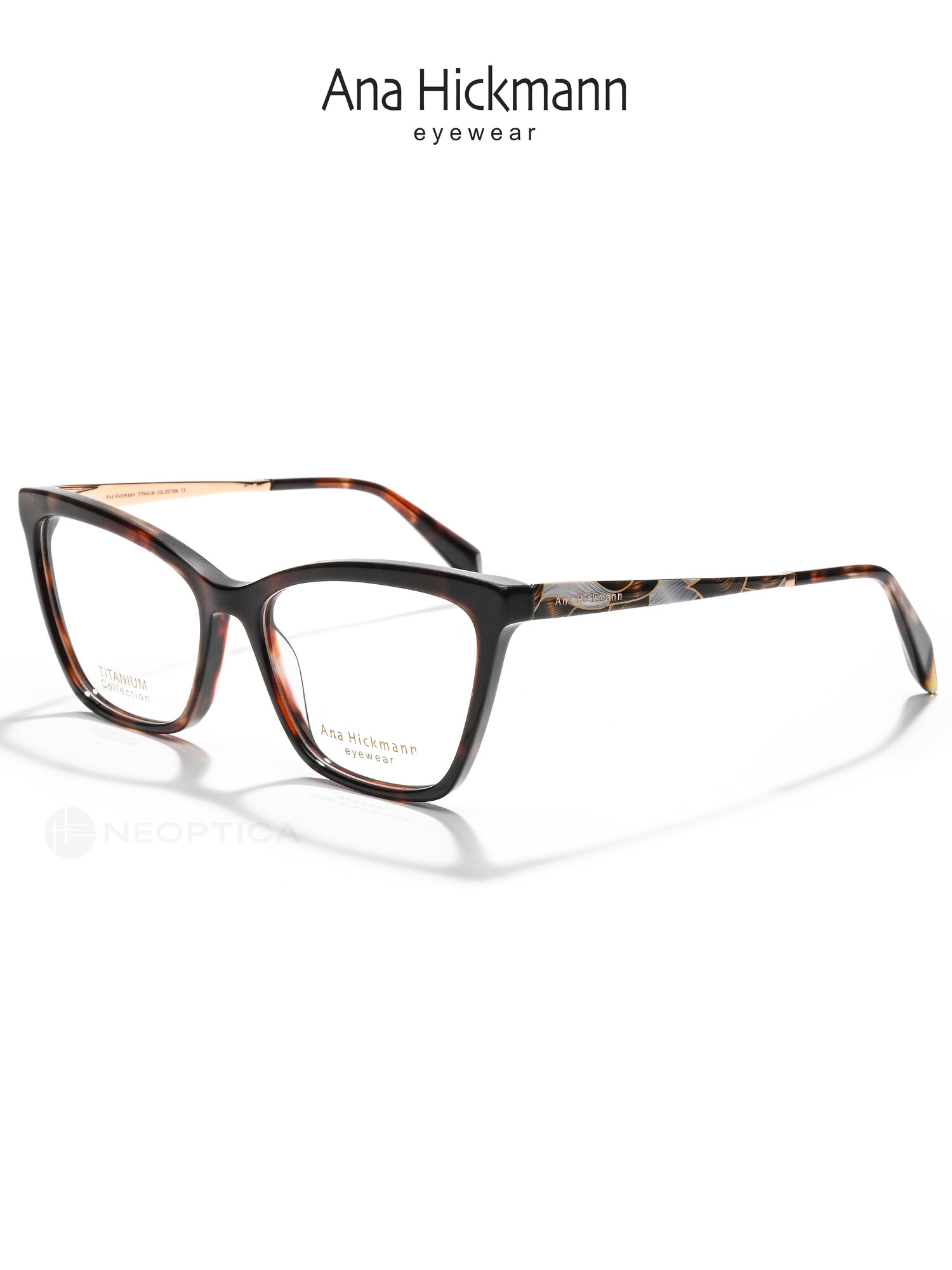 Женская оправа Ana Hickmann AH6527T G21 размер 55