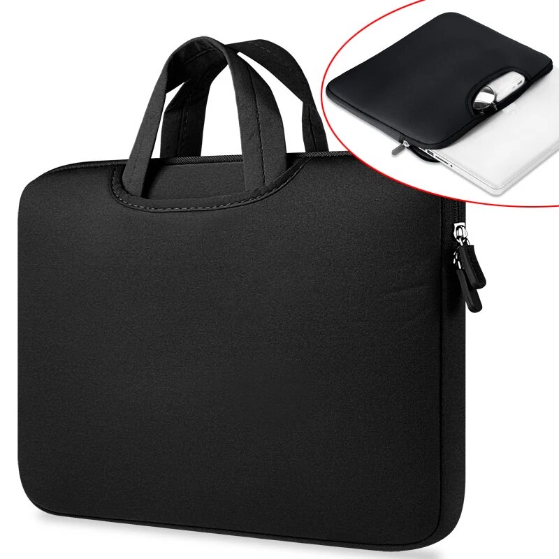 Мягкая сумка для ноутбука AYANJIN For Most Laptop 15.6, Type 3-- Black
